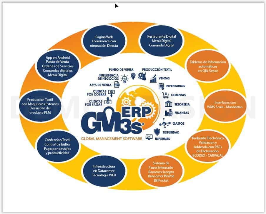 GM3s ERP Software: Nuestros Productos | GM3s México
